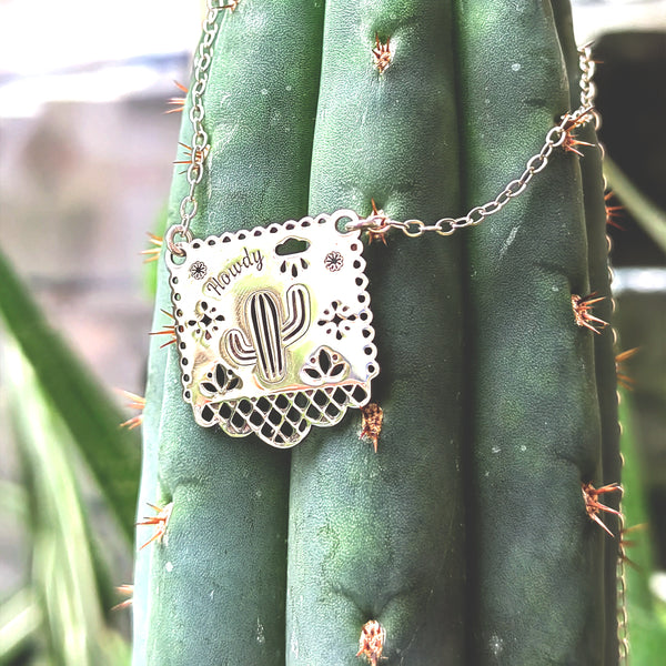 Collar Papel Picado Howdy Plata 925 – Eternity Joyeria