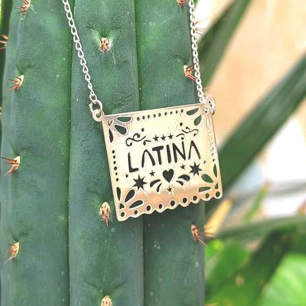 Collar Papel Picado Latina Plata 925 – Eternity Joyeria