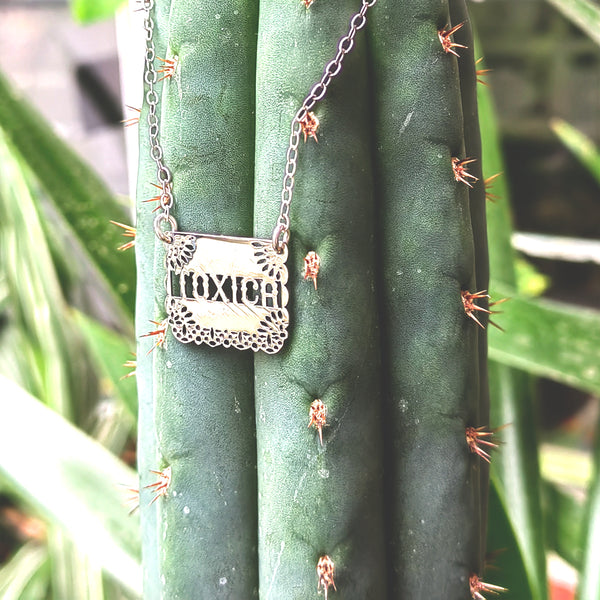 Collar Papel Picado Toxica Plata 925 – Eternity Joyeria